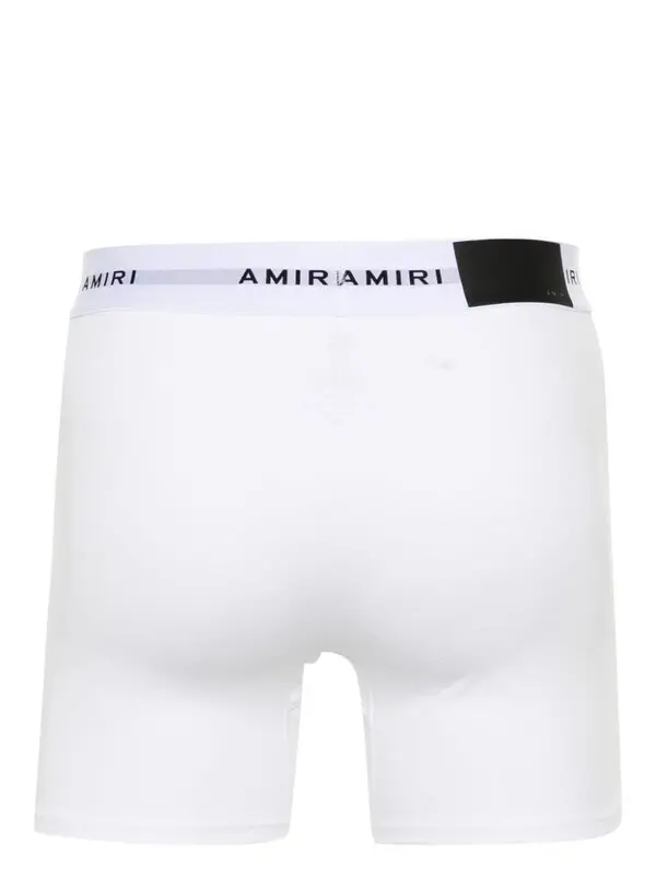Amiri Logo-waistband Boxers - White