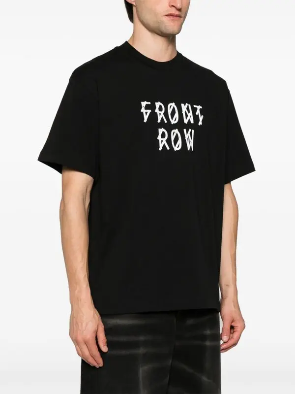 44 Label Group Front Row T-Shirt In Black - 57% Off