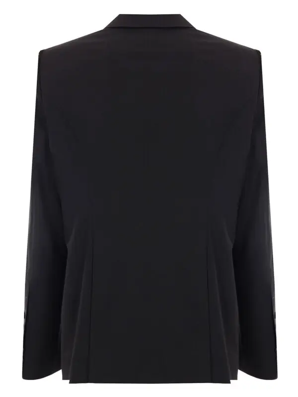 Rick Owens Double-breasted Stretch-wool Blazer