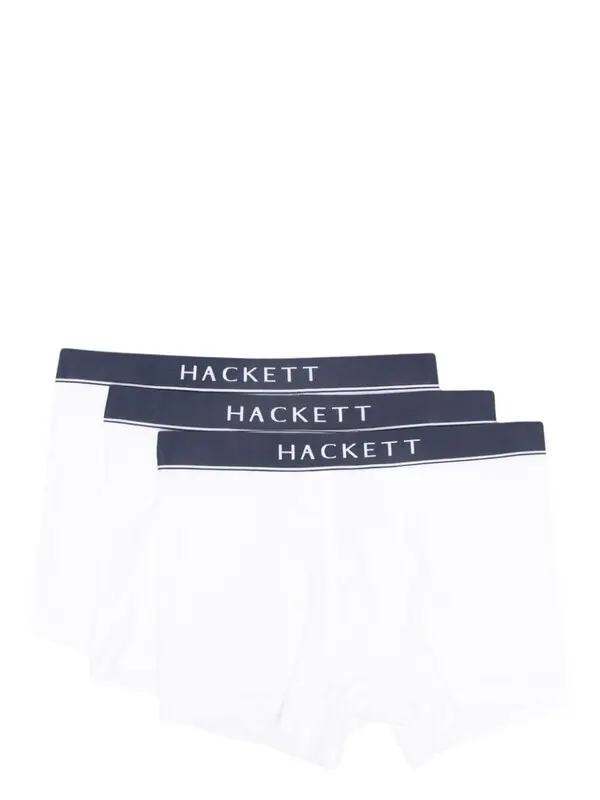 HACKETT LONDON Logo-waistband Cotton Briefs