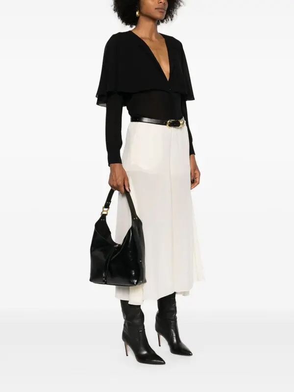 Chloé Marcie Leather Tote Bag - Black