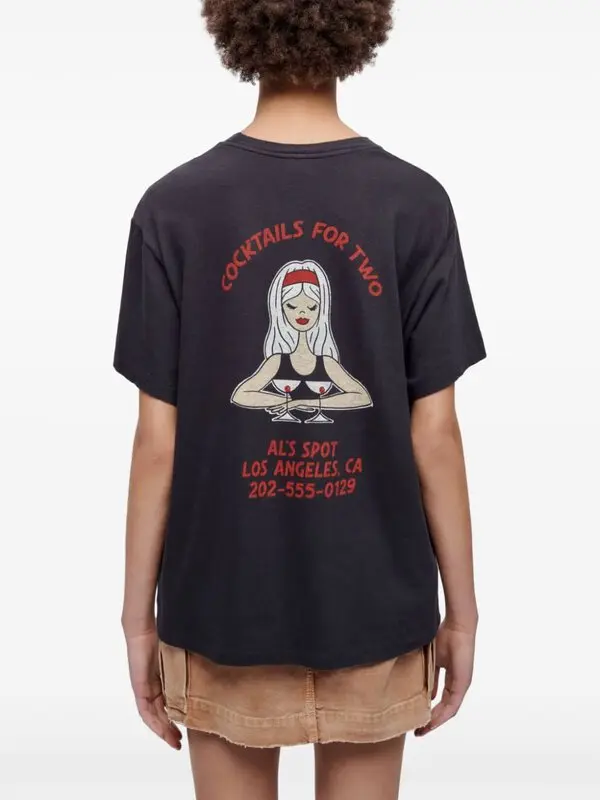 RE/DONE Cocktails For Two Graphic T-shirt