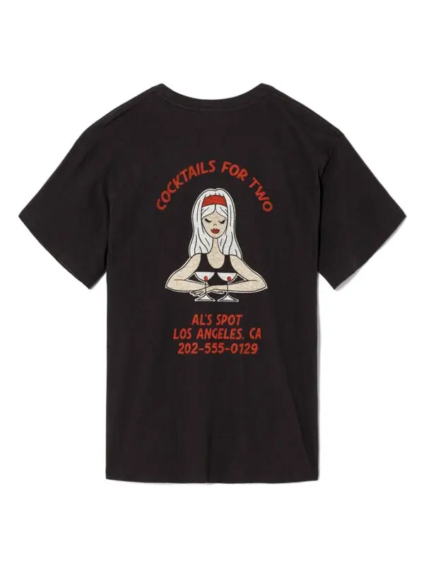 RE/DONE Cocktails For Two Graphic T-shirt