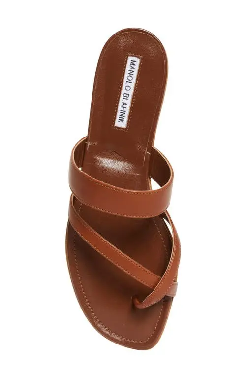 Manolo Blahnik Susa Sandal - Brown