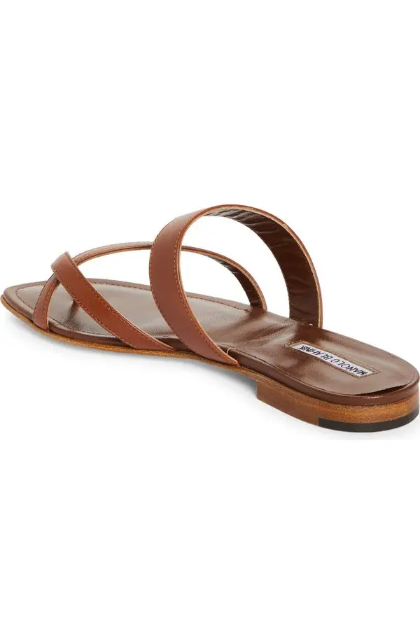 Manolo Blahnik Susa Sandal - Brown