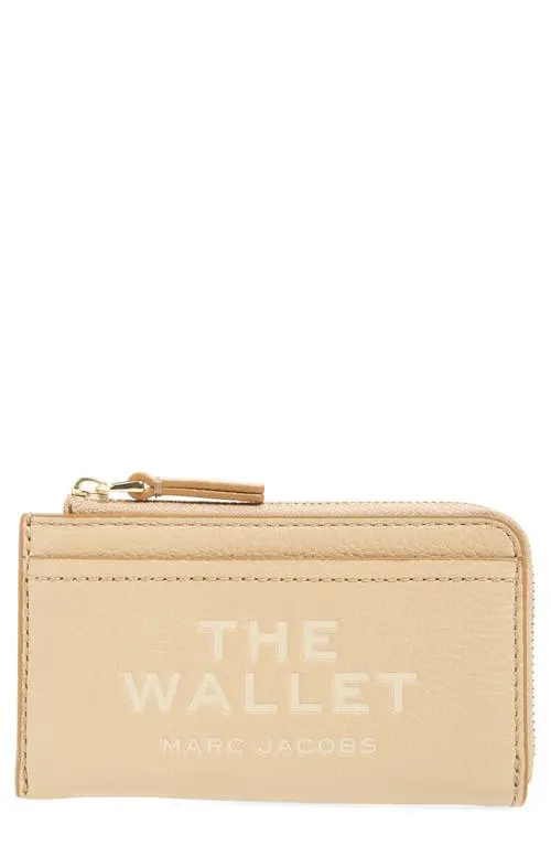 Marc Jacobs The Top Zip Multi Leather Wallet - Camel