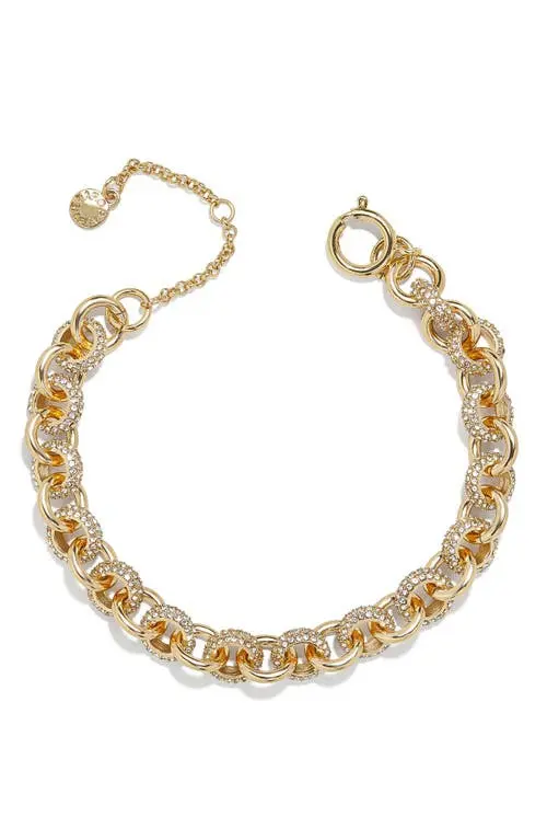 Baublebar Beth Crystal Chain Bracelet - Gold