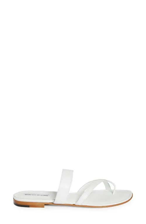 Manolo Blahnik Susa Sandal - White