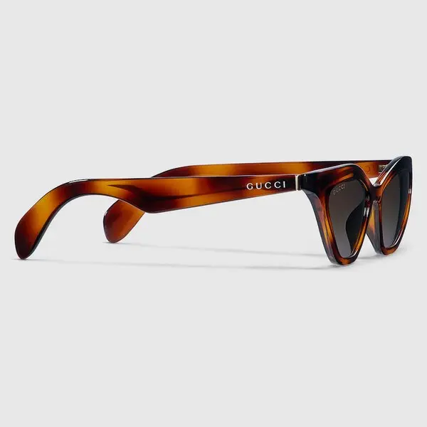 Gucci Cat Eye Sunglasses - Brown