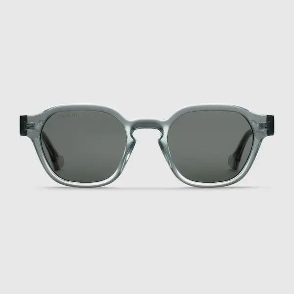 Gucci Oval Frame Sunglasses - Grey