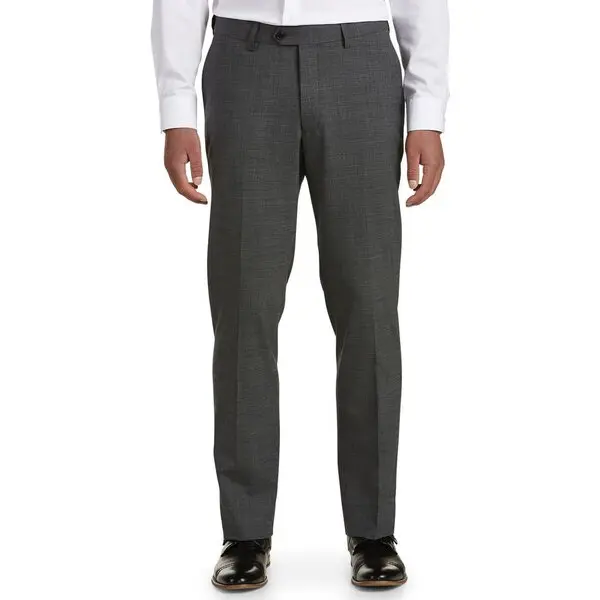 SYNRGY BY DXL Performance Stretch Suit Pants - Grey