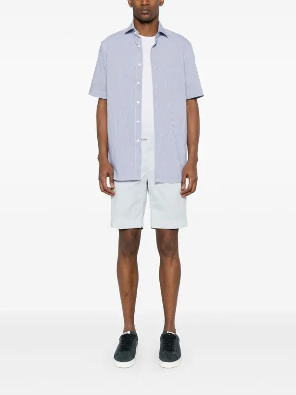 XACUS Short-sleeve Striped Shirt