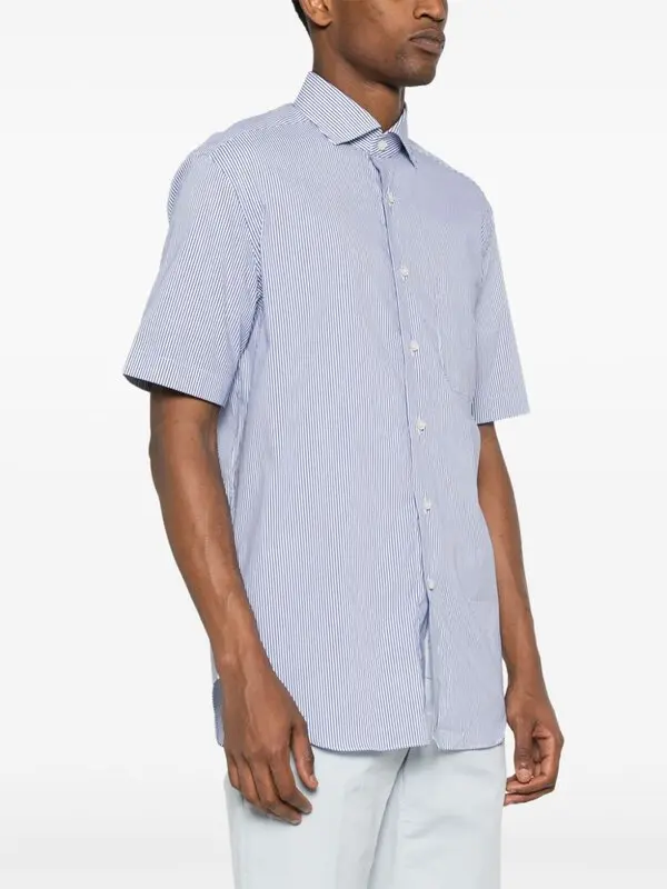 XACUS Short-sleeve Striped Shirt