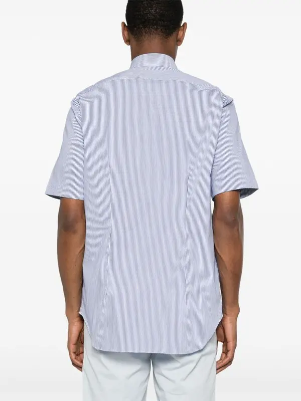 XACUS Short-sleeve Striped Shirt