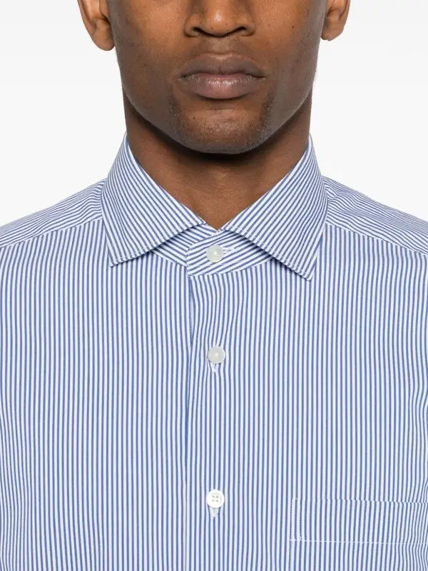 XACUS Short-sleeve Striped Shirt