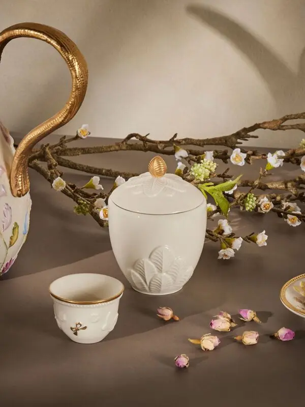 VILLARI Butterfly Arabic Porcelain Coffee Cup