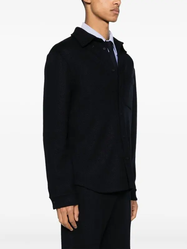Thom Browne Herringbone Cotton Overshirt