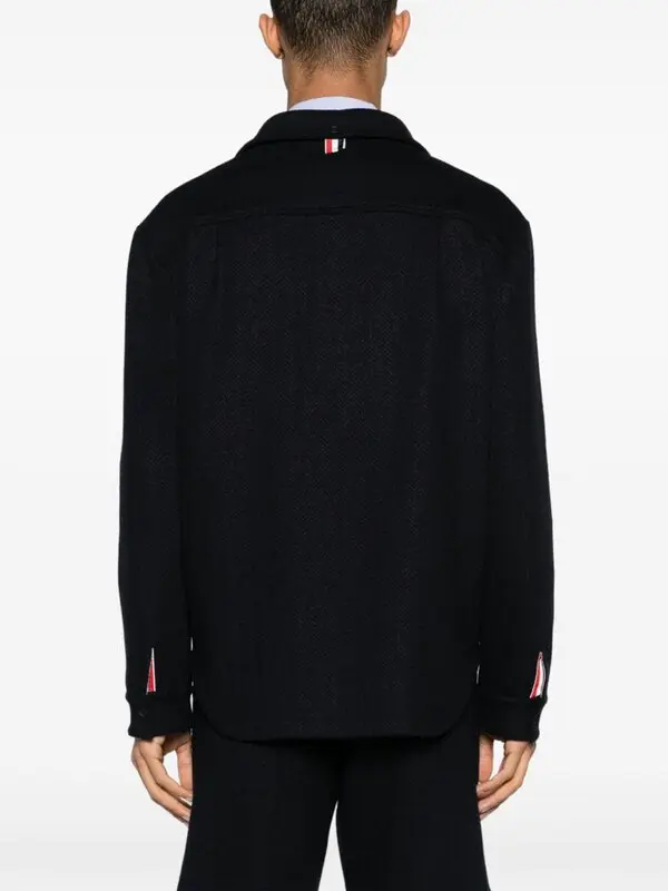 Thom Browne Herringbone Cotton Overshirt