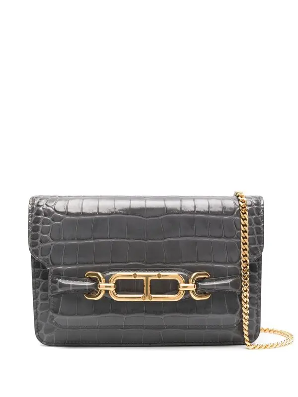 TOM FORD Small Whitney Shoulder Bag - Grey