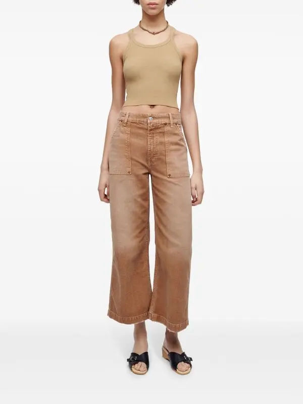 RE/DONE Ribbed-knit Tank Top