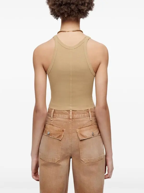 RE/DONE Ribbed-knit Tank Top