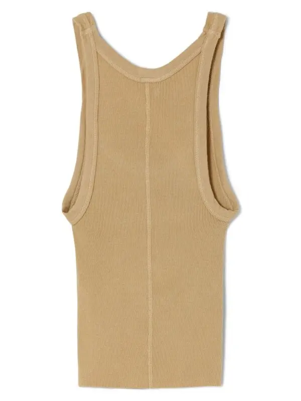 RE/DONE Ribbed-knit Tank Top