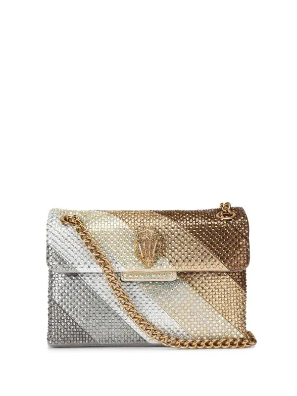 Kurt Geiger Kensington Embellished Shoulder Bag - Gold