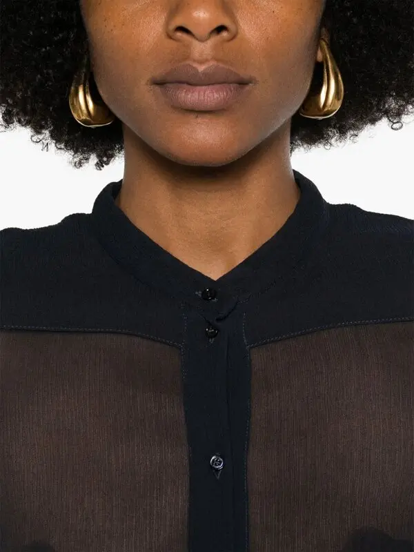 Chloé Chiffon-crepe Silk Shirt