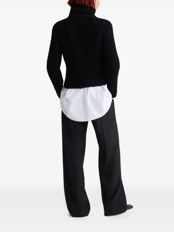PATOU Ribbed Roll-neck Sweater
