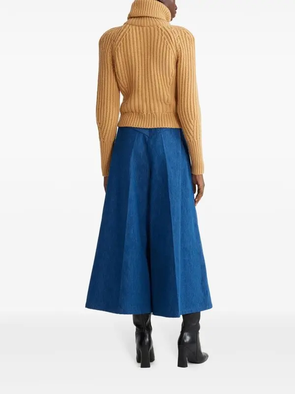 PATOU Ribbed Roll-neck Sweater