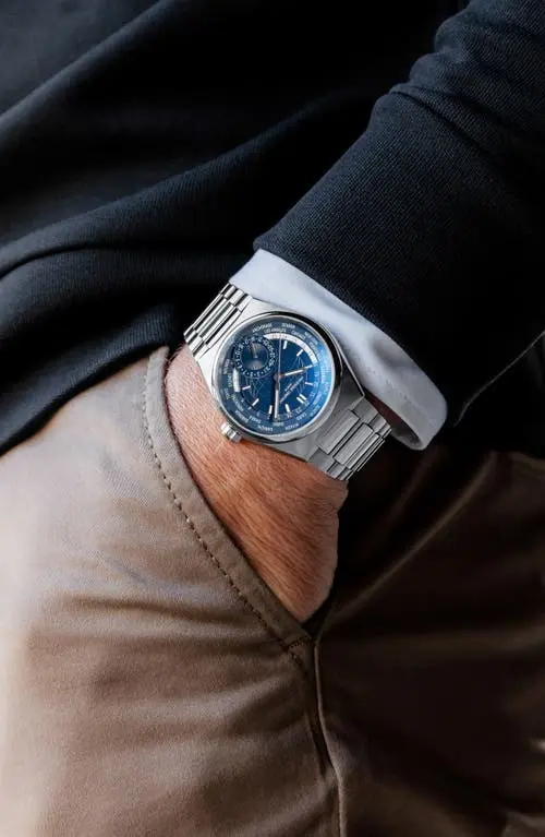 FREDERIQUE CONSTANT Highlife Worldtimer Manufacture Automatic Watch - Silver-tone