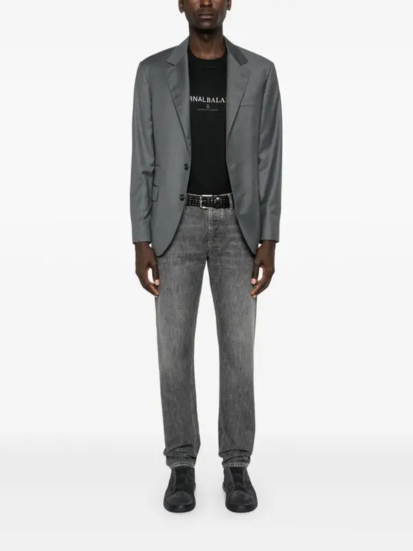 Brunello Cucinelli Text-print Cotton T-shirt