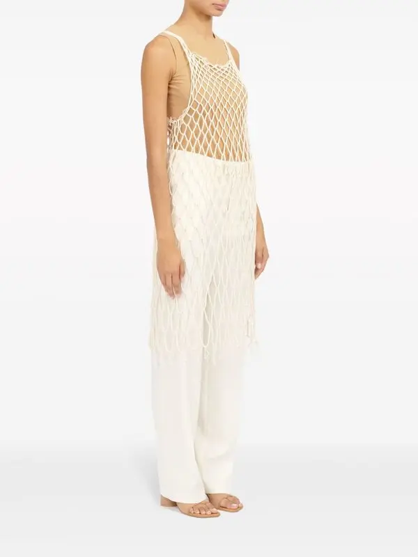 MAISON MARGIELA Open-knit Midi Dress