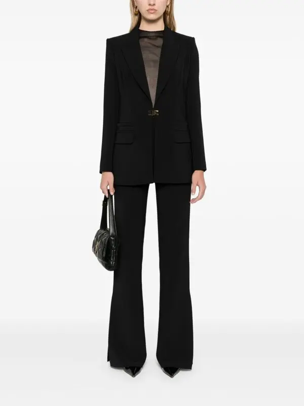 Elisabetta Franchi Logo-plaque Crepe Suit