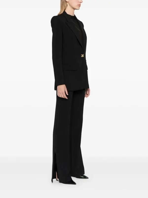 Elisabetta Franchi Logo-plaque Crepe Suit