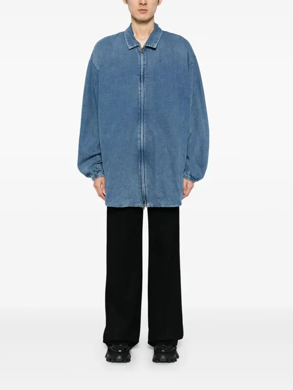 Fear Of God Zip-up Denim Shirt Jacket