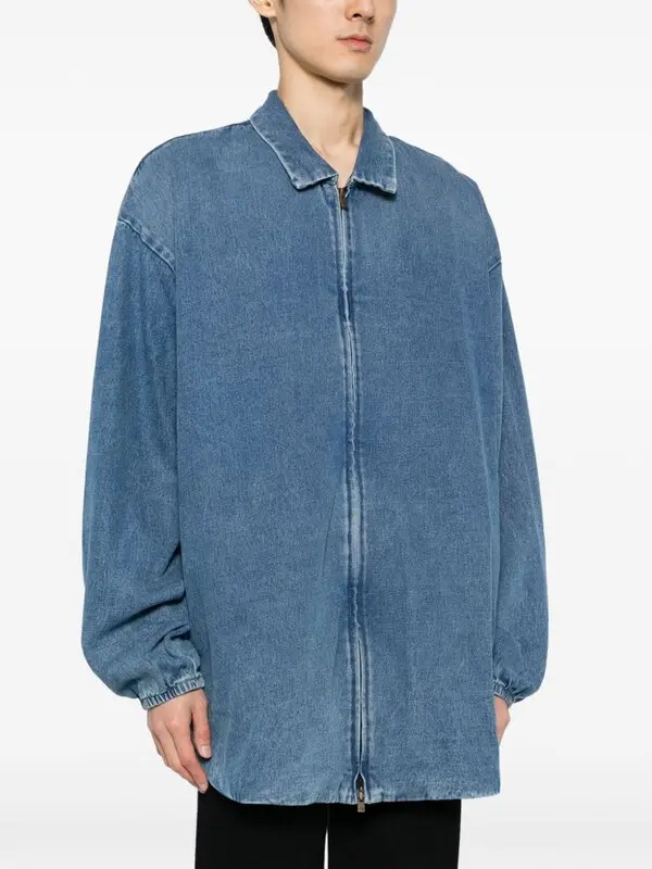 Fear Of God Zip-up Denim Shirt Jacket