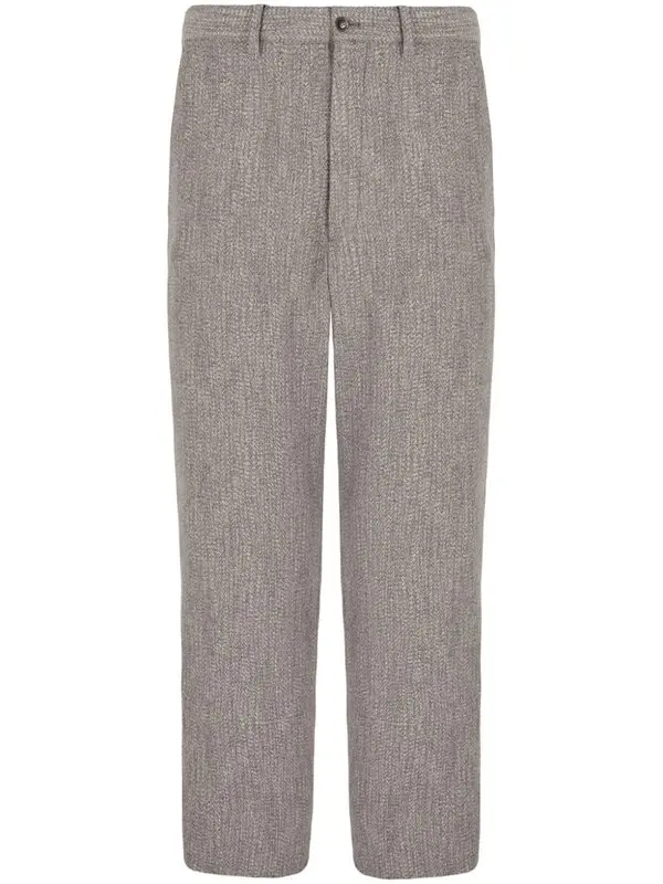Giorgio Armani Cropped Straight-leg Trousers