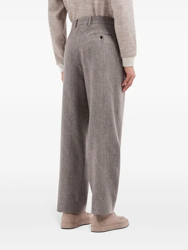 Giorgio Armani Cropped Straight-leg Trousers