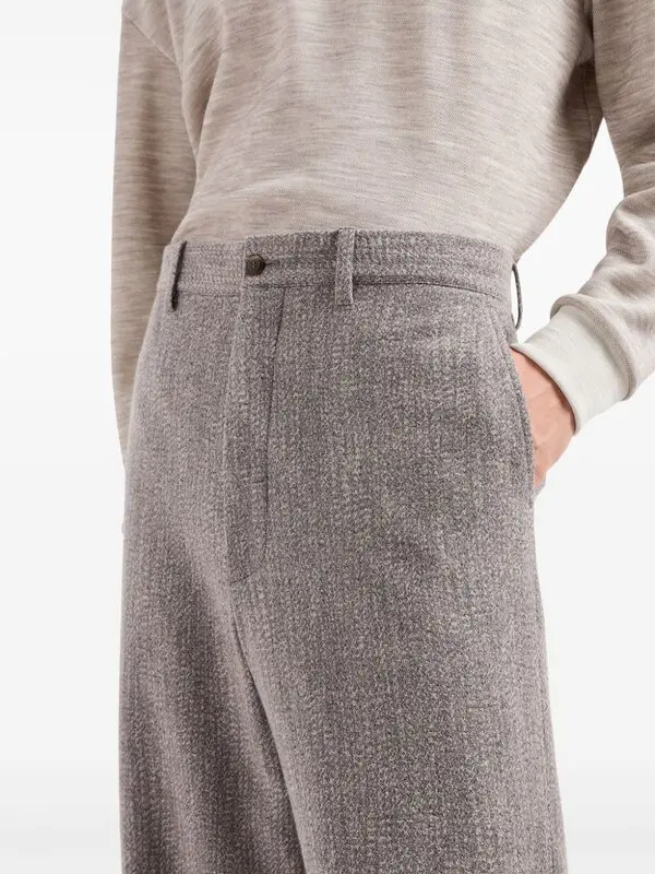 Giorgio Armani Cropped Straight-leg Trousers