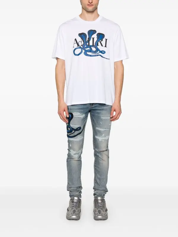 Amiri Poison Cotton T-shirt - White