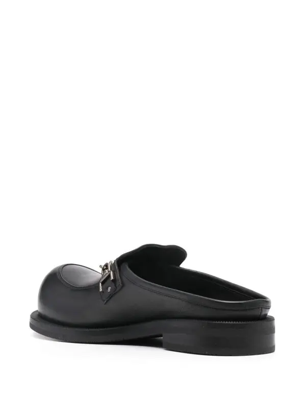 Martine Rose Chain-detailed Leather Mules