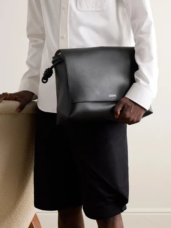 Loewe Flamenco Leather Messenger Bag