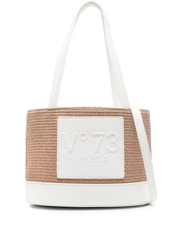 V°73 Embossed-logo Bucket Bag