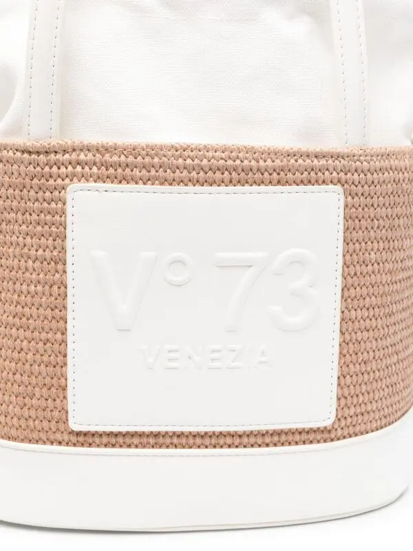 V°73 Embossed-logo Bucket Bag