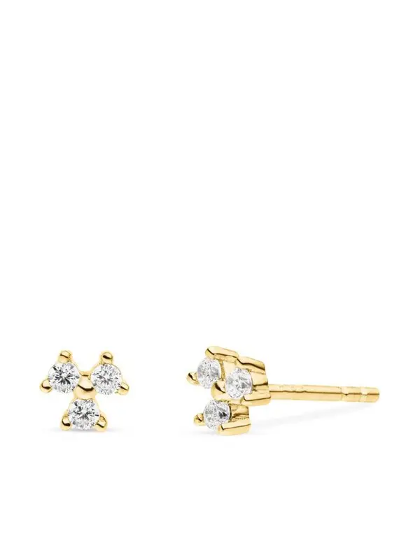 VEYNOU 14kt Yellow Diamond Stud Earrings