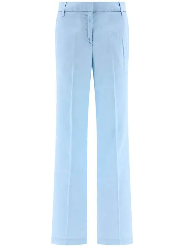 Jacob Cohen Pressed-crease Straight-leg Trousers - Blue