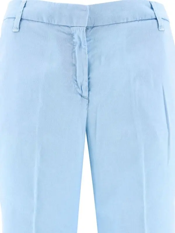Jacob Cohen Pressed-crease Straight-leg Trousers - Blue