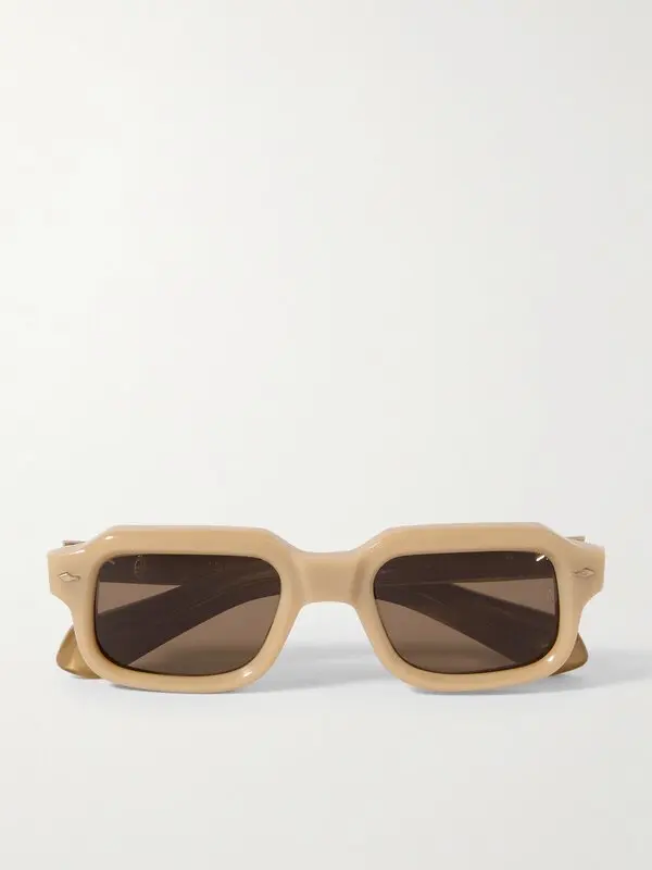 JACQUES MARIE MAGE Sandro Rectangular Sunglasses - Neutrals