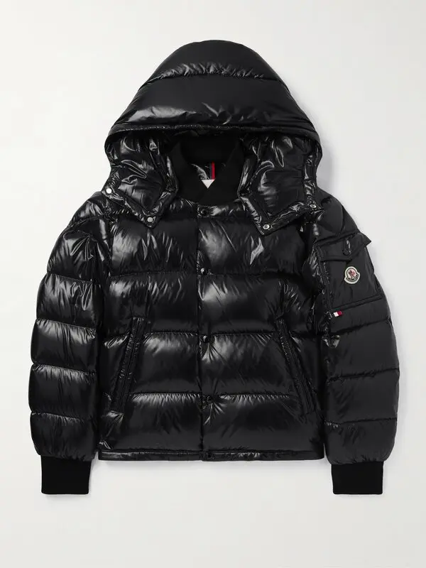 Moncler Maljasset Slim-fit Quilted Jacket - Black